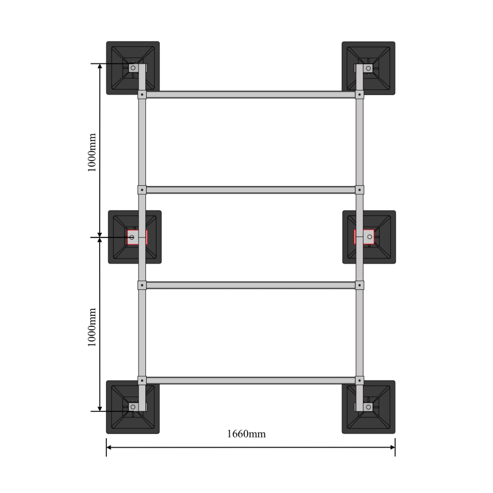 StrutFoot Support System 4 SF1304