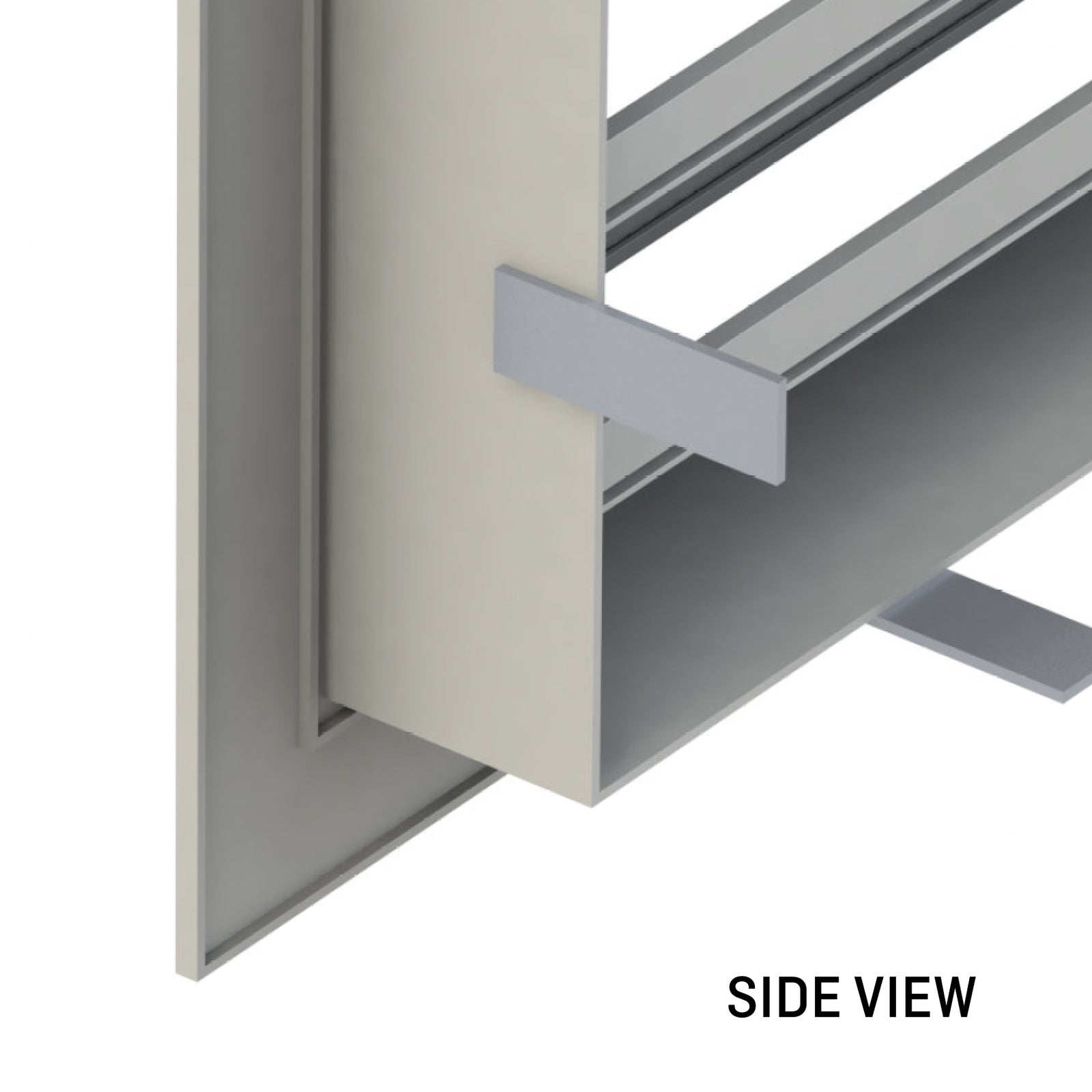 Aluminium Square Weather Louvre External